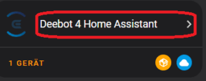 Deebot in Home Assistant einbinden - Björns Techblog